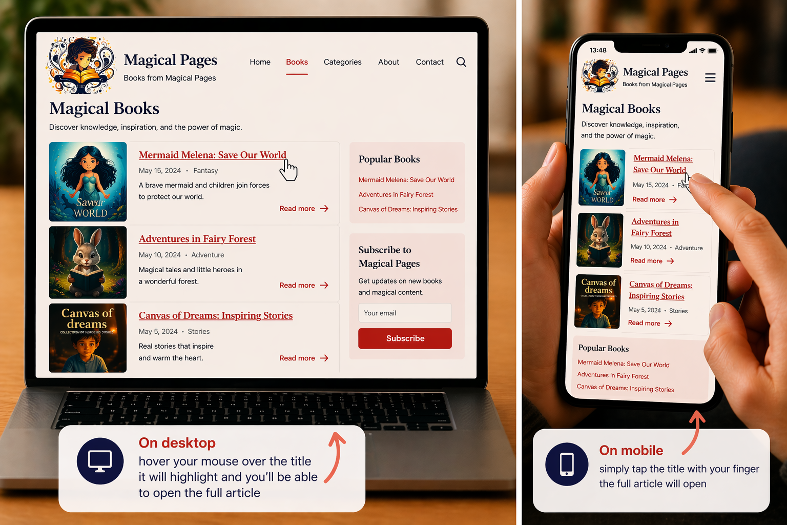Magical Pages – "Magic Starts with a Story"